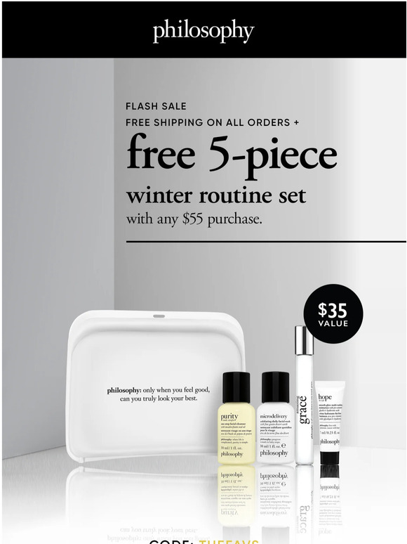 Philosophy: LAST CHANCE for A FREE Winter Essentials Kit | Milled