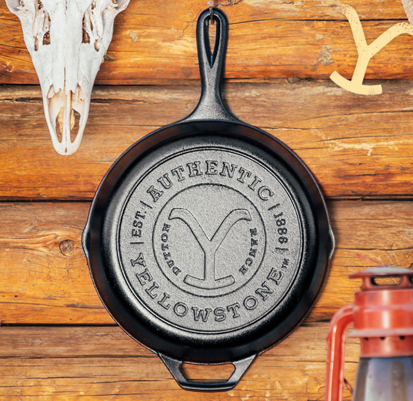 Lehman's: Yellowstone TV fan? NEW Lodge Yellowstone Cast Iron Skillets ...