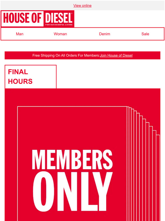 Diesel: Early Access Final Hours: Extra 40% Off | Milled