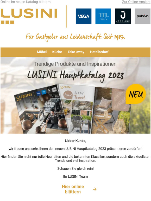 Hotelwaesche DE: 👉 NEU: Unser LUSINI Hauptkatalog 2023 ist da! | Milled