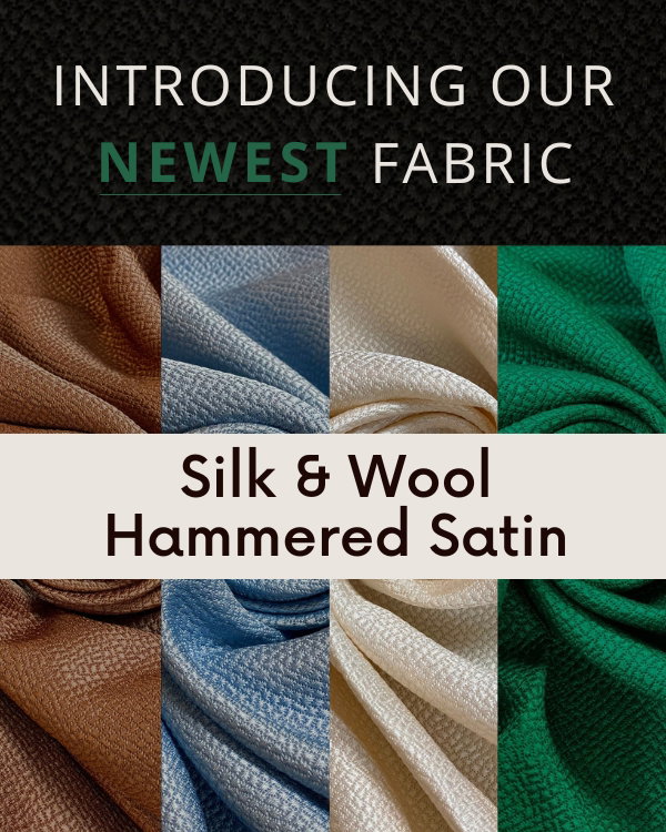 NY Designer Fabrics: Introducing Our New Silk & Wool Hammered Satin ...
