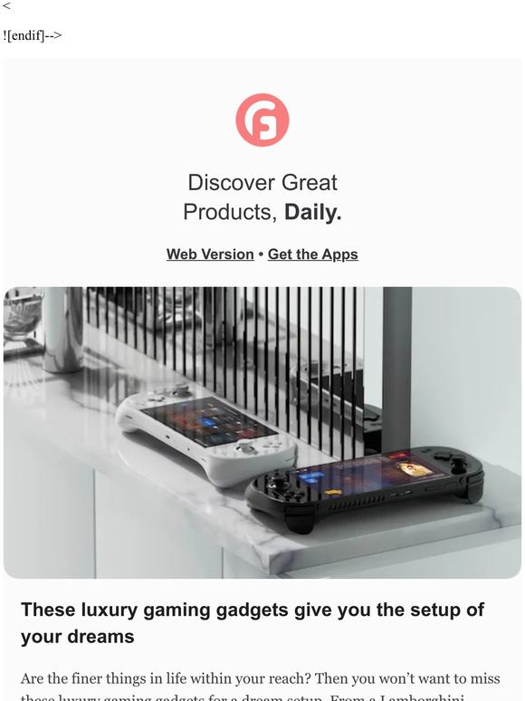 Gadget Flow: Luxury gaming gadgets for the setup of your dreams | Milled