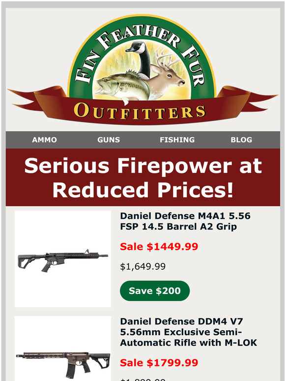 Fin Feather Fur Outfitters: Serious Firepower at Reduced Prices! | Milled