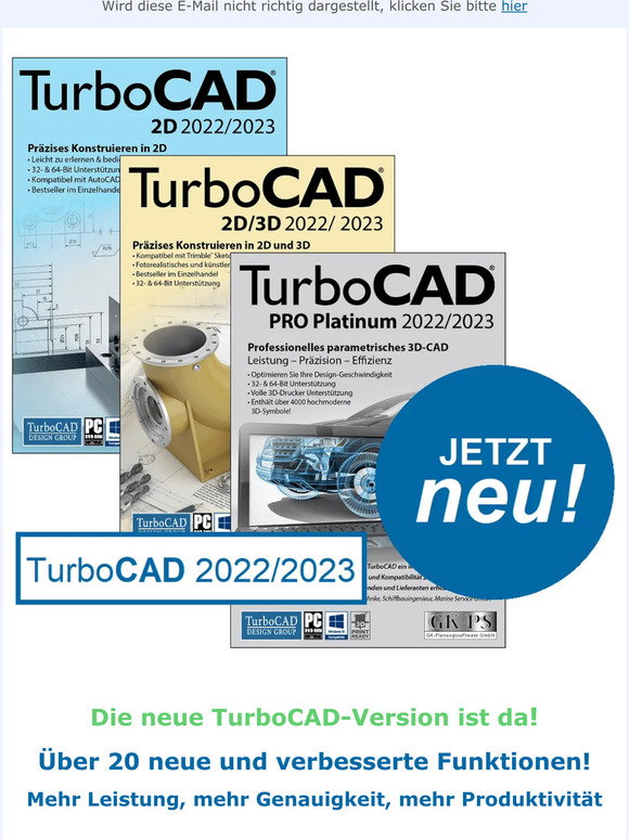 TurboCAD: Entdecken Sie die neue TurboCAD-Version! | Milled