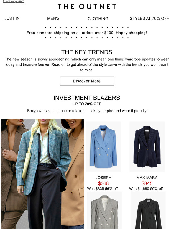 THE OUTNET.COM (UK): Discover the Key Trends for the new season | Milled