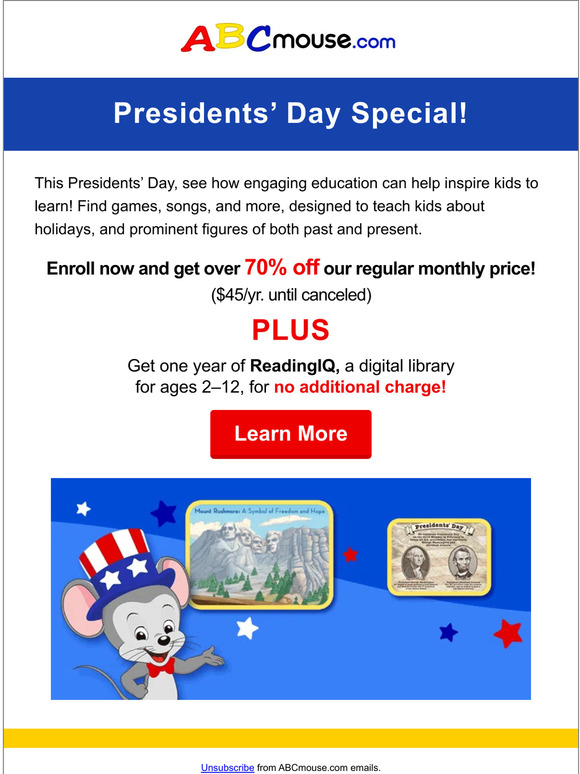 ABCmouse: INSIDE: Smart Ideas for Presidents' Day Activities! | Milled