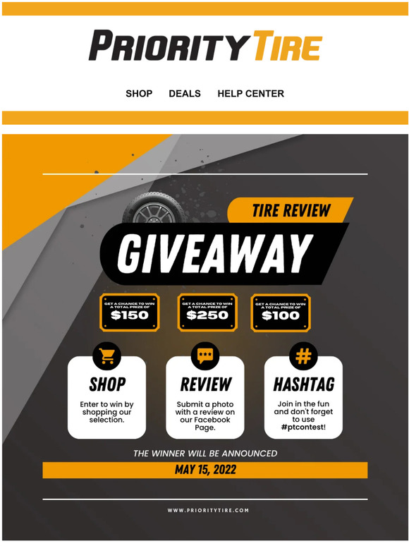 Priority Tire: Show Us Your Tire Review, Win $250! 🏁 | Milled