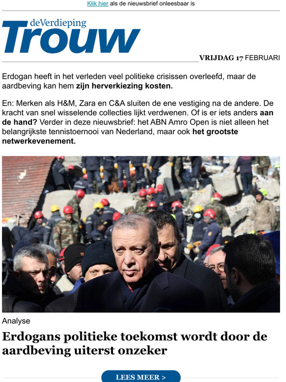 Trouw: Erdogans politieke toekomst is uiterst onzeker | Milled