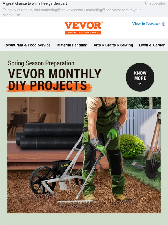 Vevor: VEVOR monthly DIY projects. | Milled