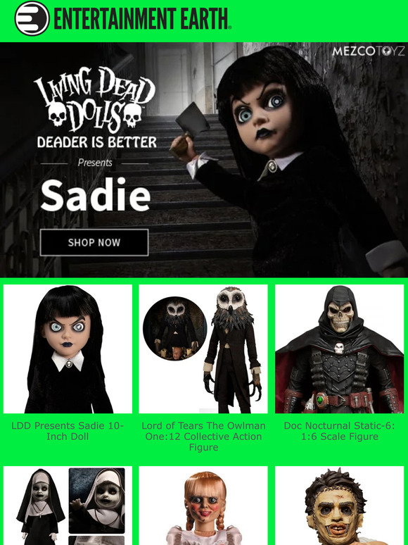 Be Scared By The New Sadie Mezco Living Dead Doll Milled