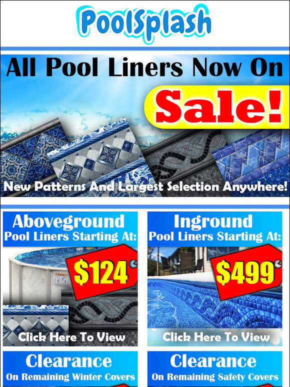Pool Splash, LLC: Pre-Season Savins Are Here! | Milled