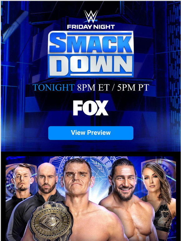 WWE Shop: SmackDown Preview: Madcap Moss will attempt to capture the ...