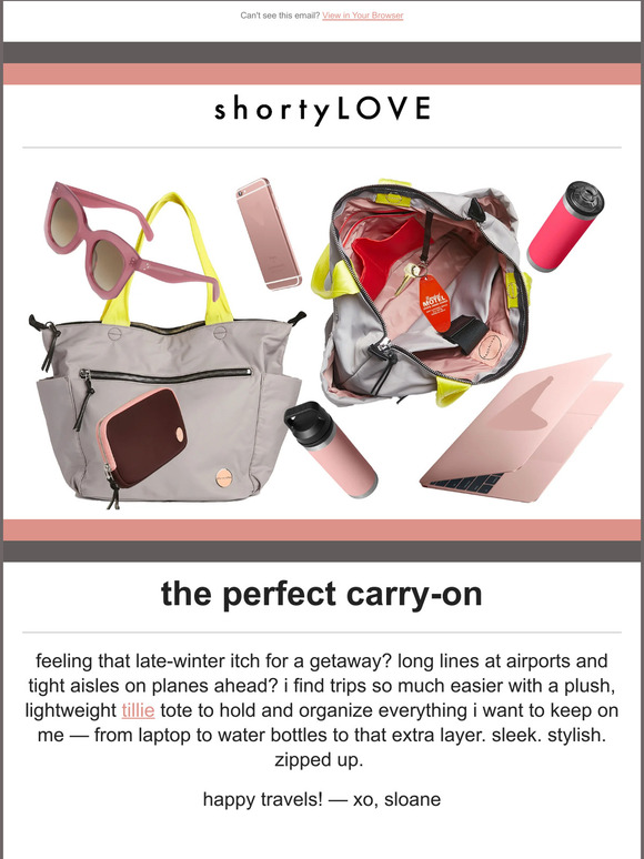shortyLOVE LLC: which bag makes flights easier? ️🌴😎 | Milled