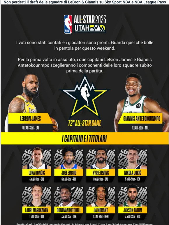 NBA Store: 🌟 All-Star Preview: tutto quel che devi sapere prima dell ...