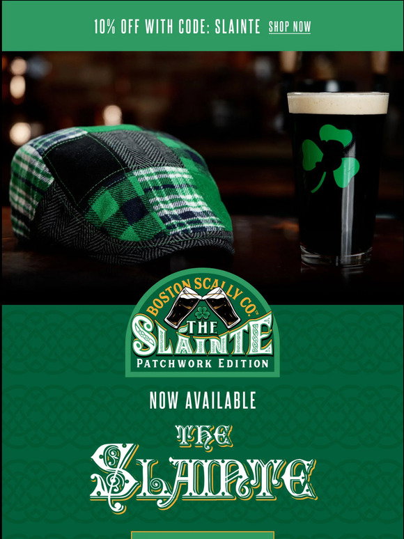 Boston Scally: The 'Slainte' is NOW AVAILABLE! ☘️🍺 | Milled