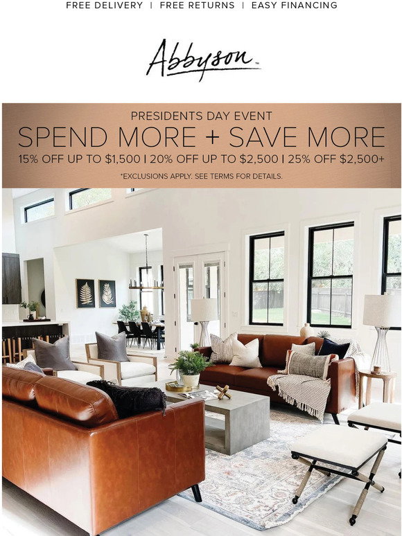Abbyson: Transform your space - Inspiration inside | Milled