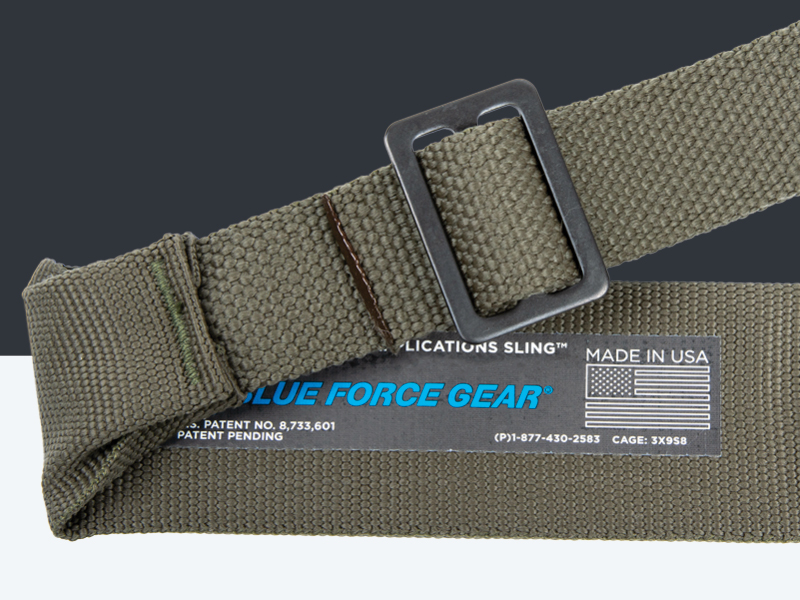 Blue Force Gear: New Product Alert: Ranger Green Vickers Slings | Milled