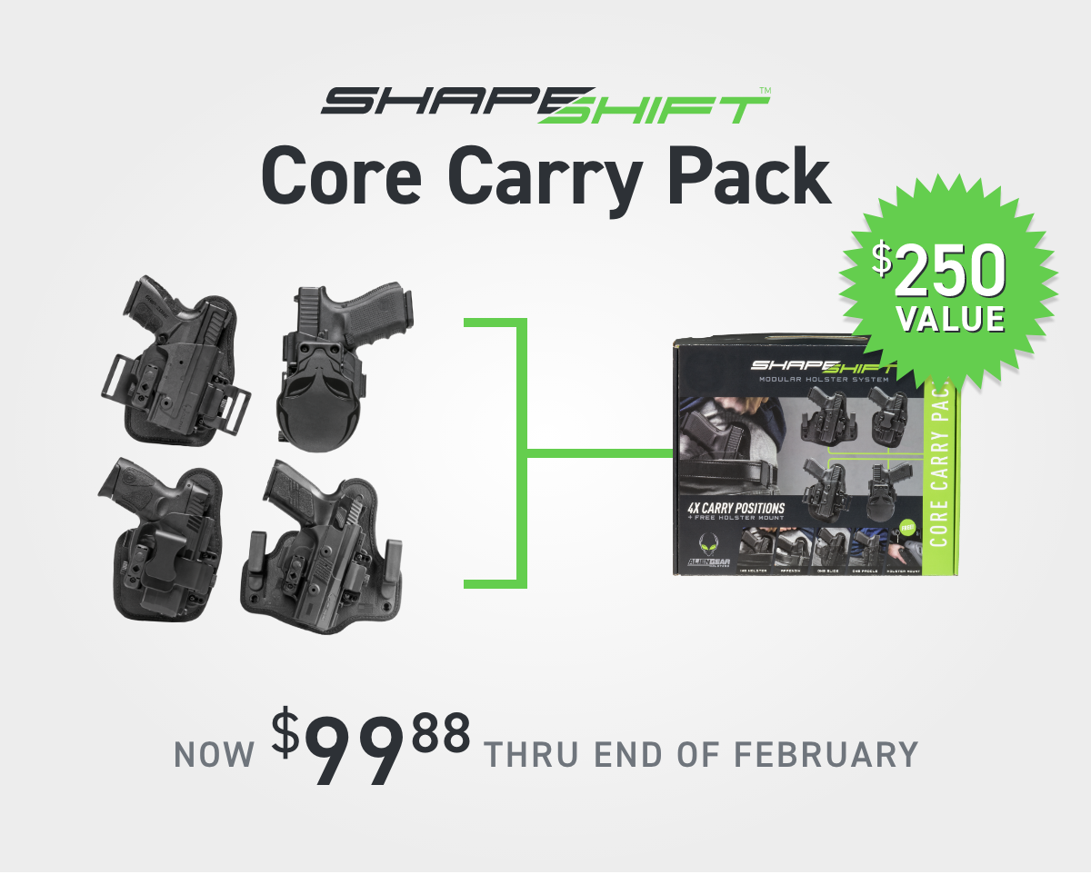 Alien Gear Holsters: Get 4 Holsters in 1 with ShapeShift! | Milled