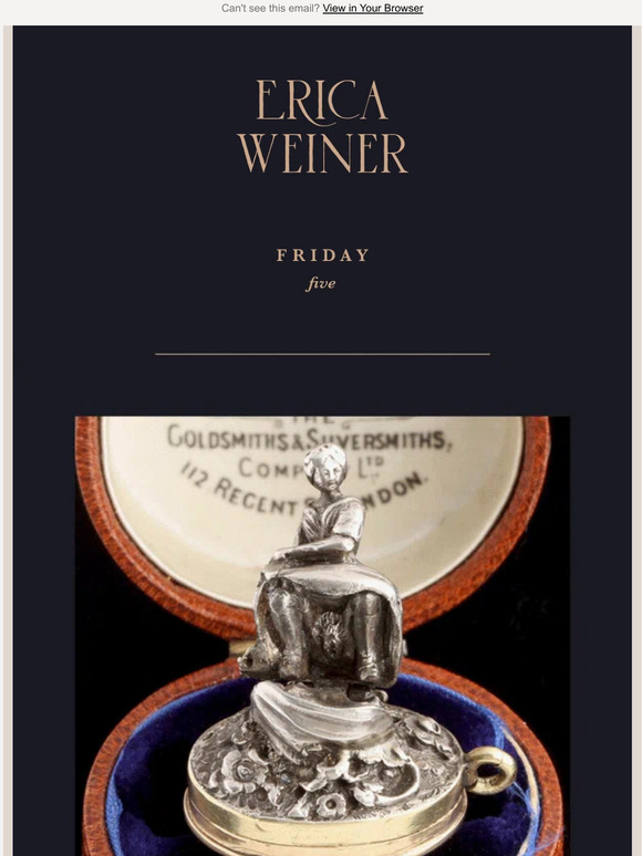 Erica Weiner: Friday 5: full frontal(!), baby teeth, Etruscan revival ...