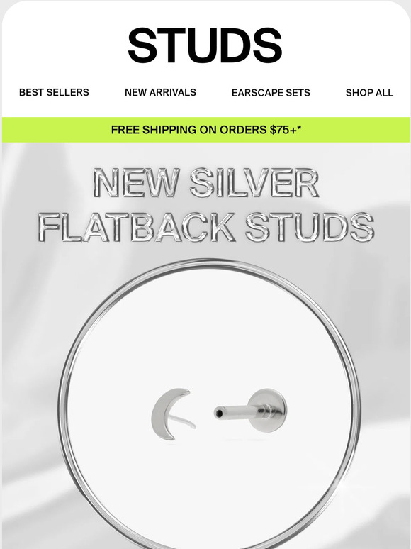 Studs: NEW Silver Flatback Studs?! Yes pls. | Milled