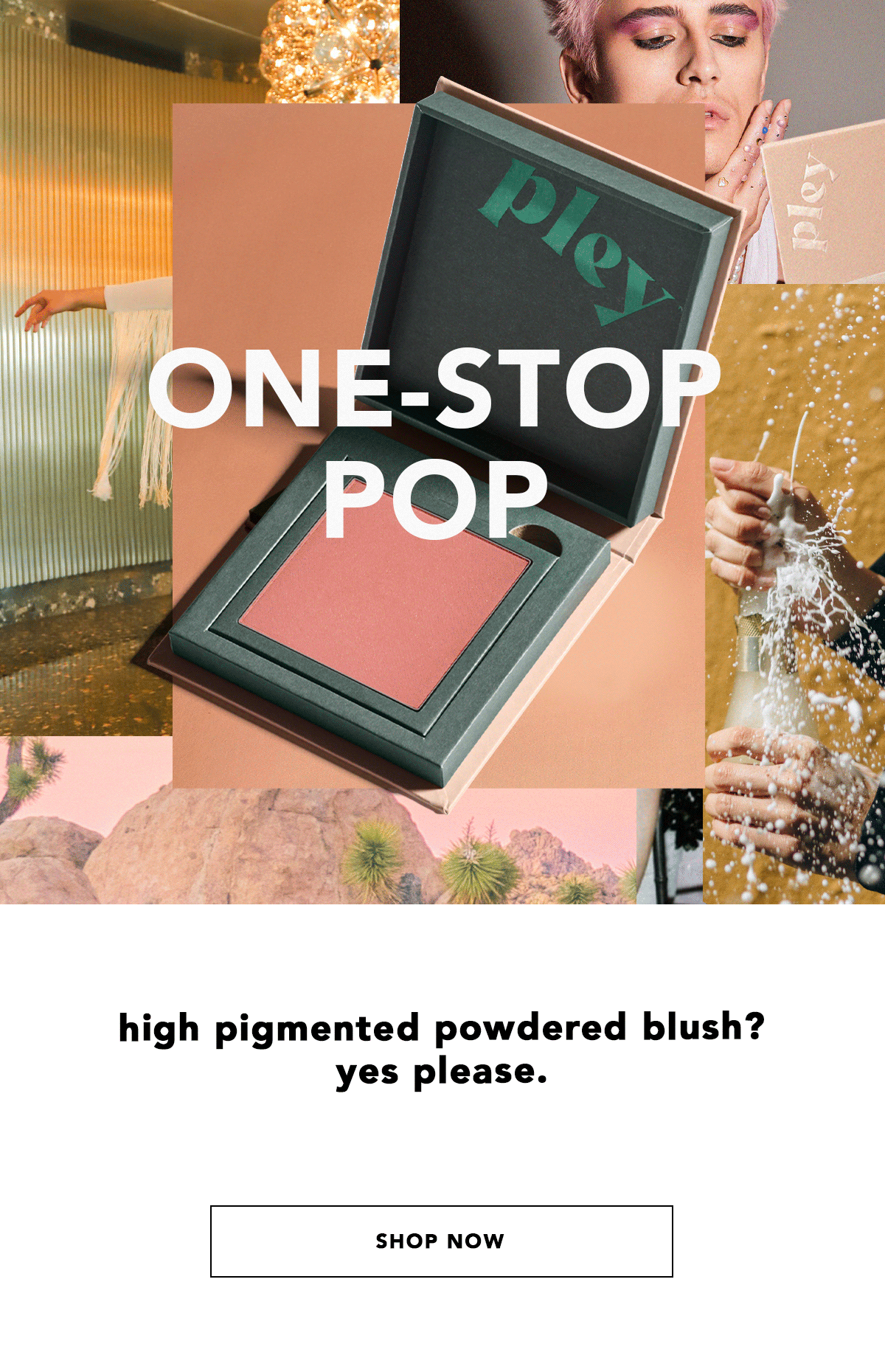 Pley Beauty: 🎀 Have you tried One-Stop-Pop powdered blush? 🎀 | Milled