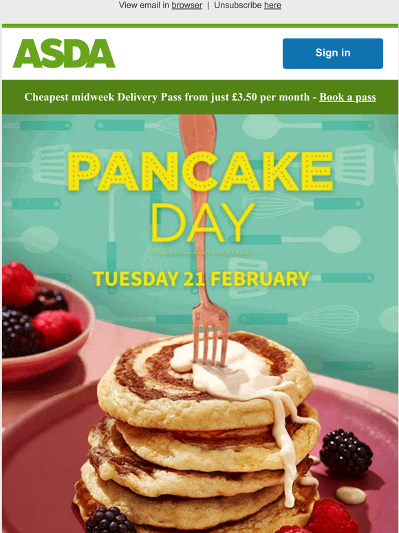 Asda George: For all your flippin' needs 🥞 | Milled