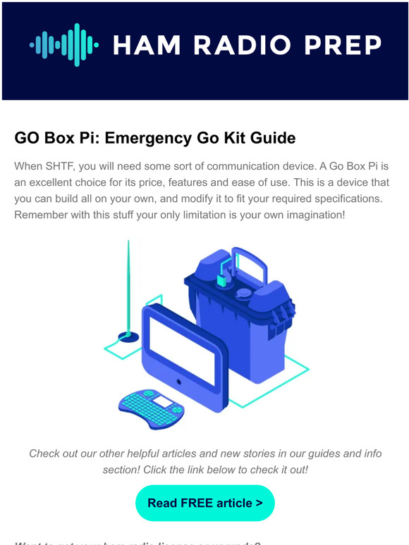 Ham Radio Prep: GO Box Pi: Your Emergency Radio Solution! 🎒 | Milled