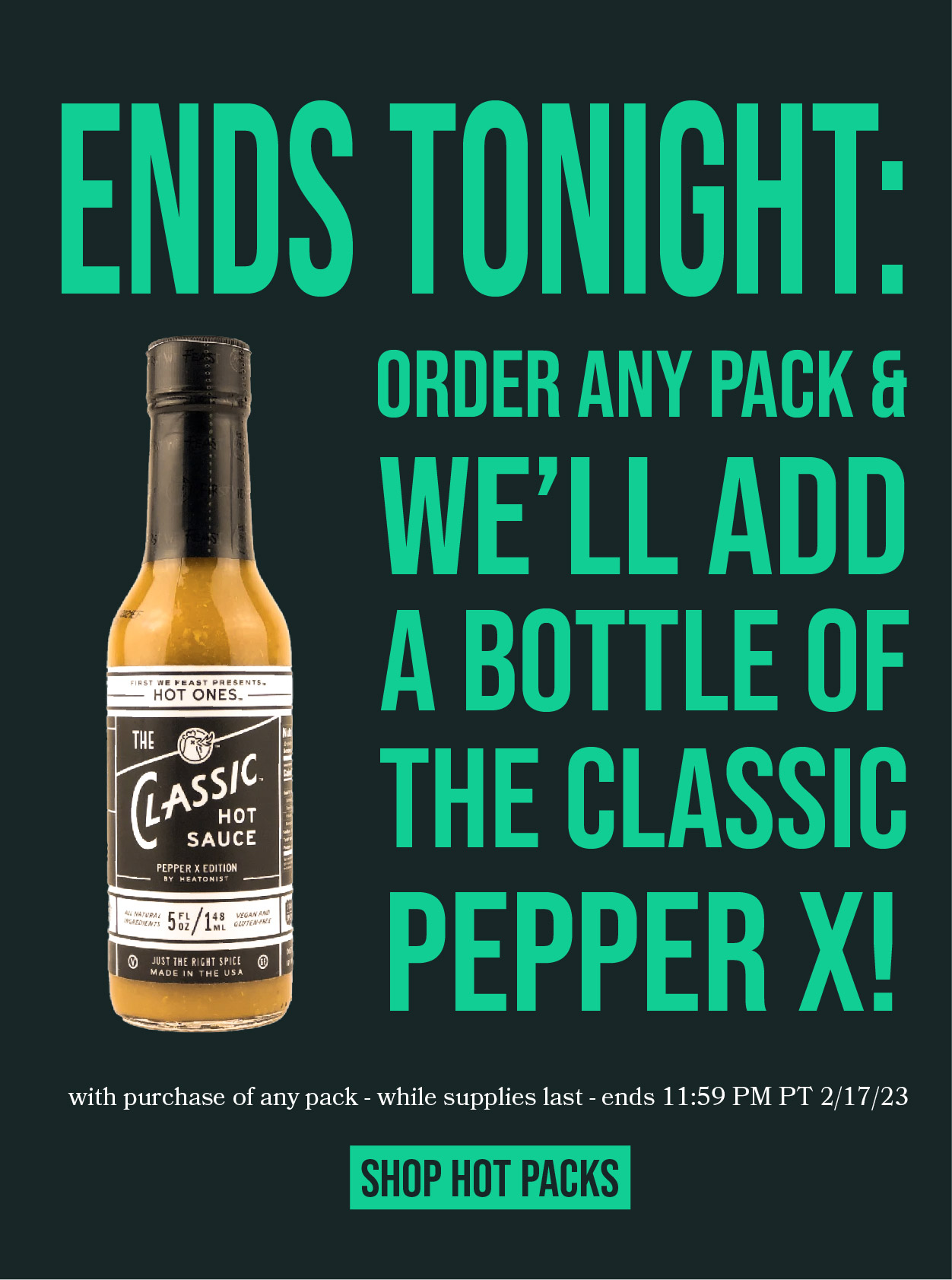 HEATONIST: Final day to get The Classic Pepper X free 🔥 ️🔥 | Milled