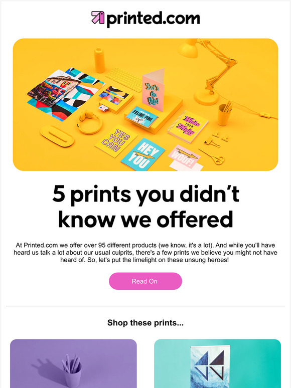 Printed: 5 prints you didn't know we offered | Milled