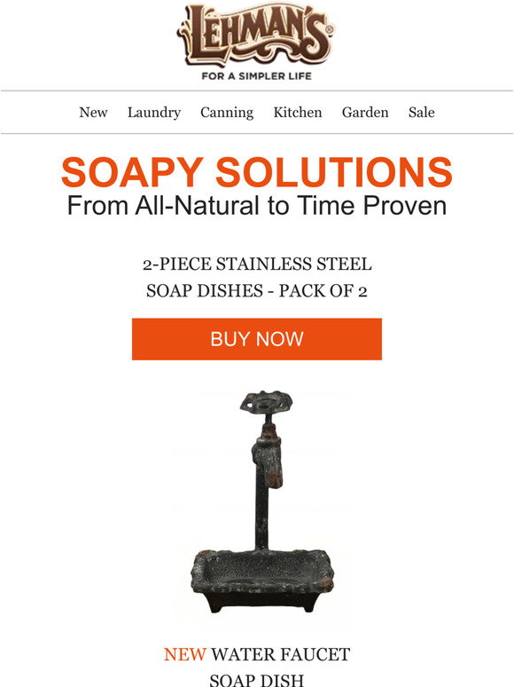 Lehman's: Soapy Solutions From All-Natural to Time Proven | Milled
