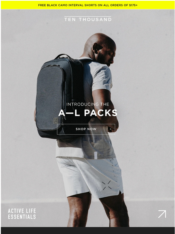 Ten Thousand: Introducing: A—L Packs | Milled