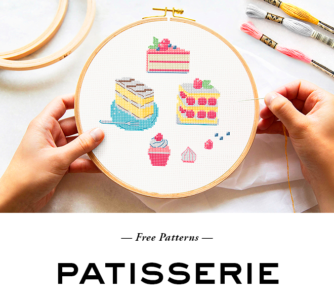 DMC: Free Patterns: Patisserie 🍰 | Milled