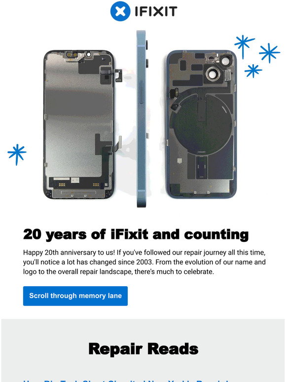 iFixit: 20 years of fixing the world | Milled