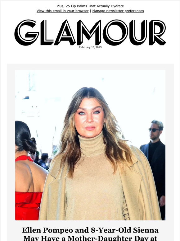 Glamour: Ellen Pompeo and 8-Year-Old Sienna May Have a Mother-Daughter ...