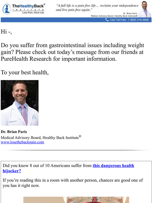 Healthy Back Institute: 4 Signs That Parasites Are Living In Your Body ...