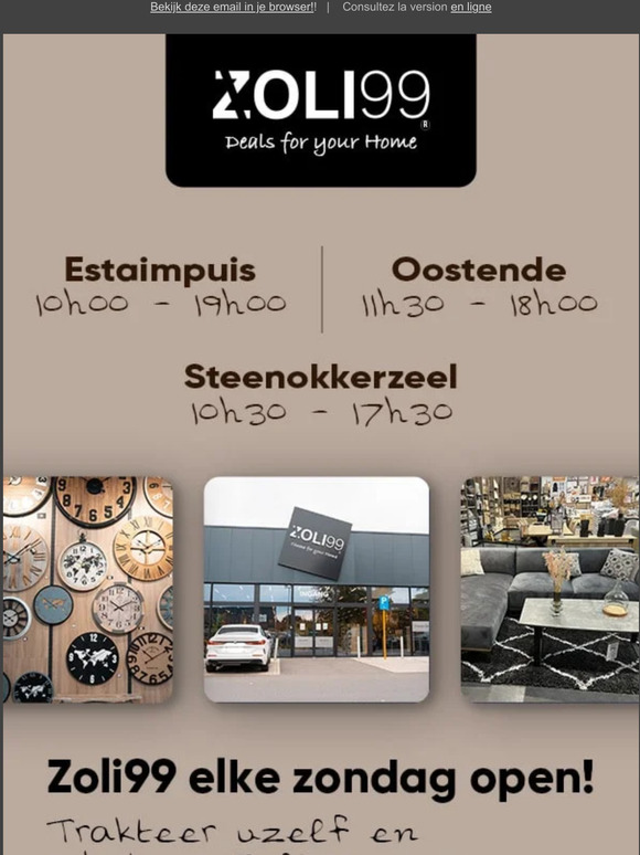 Zoli99 - Standard: Zoli99 elke zondag open! | Zoli99 ouvert tousles dimanches ! | Milled
