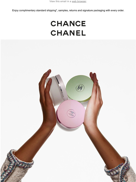 Chanel: CHANCE Body Creams: A new way to take your CHANCE | Milled