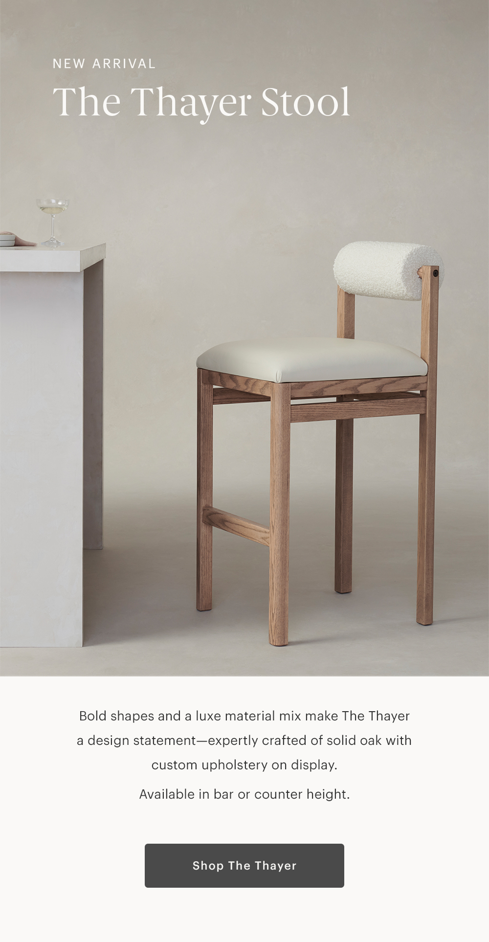 Maiden Home: Introducing The Thayer Stool | Milled