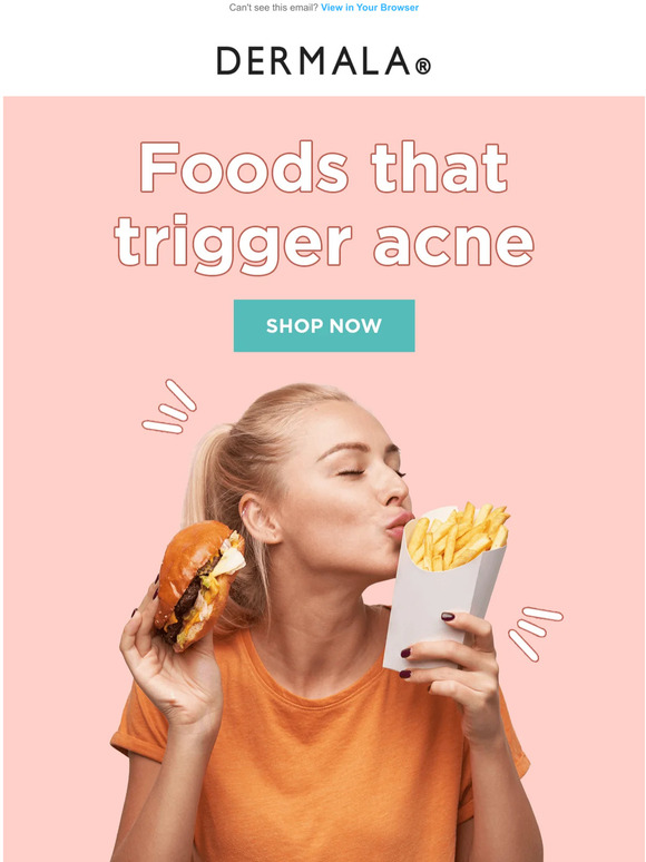 Dermala: Which foods can trigger acne? | Milled