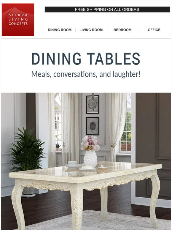 Sierra Living Concepts: Dining Tables in various Shapes, Styles and ...