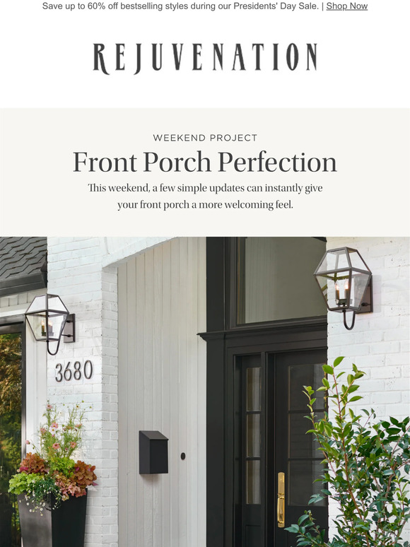 Rejuvenation: Weekend Project: Update your front porch and SAVE this ...