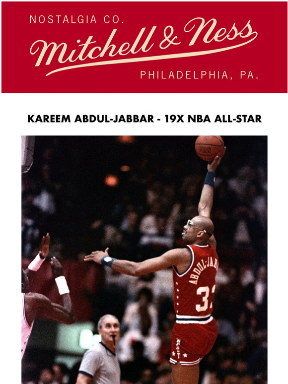 Mitchell & Ness: Kareem Abdul-Jabbar | 19x NBA All-Star & Cultural Icon ...