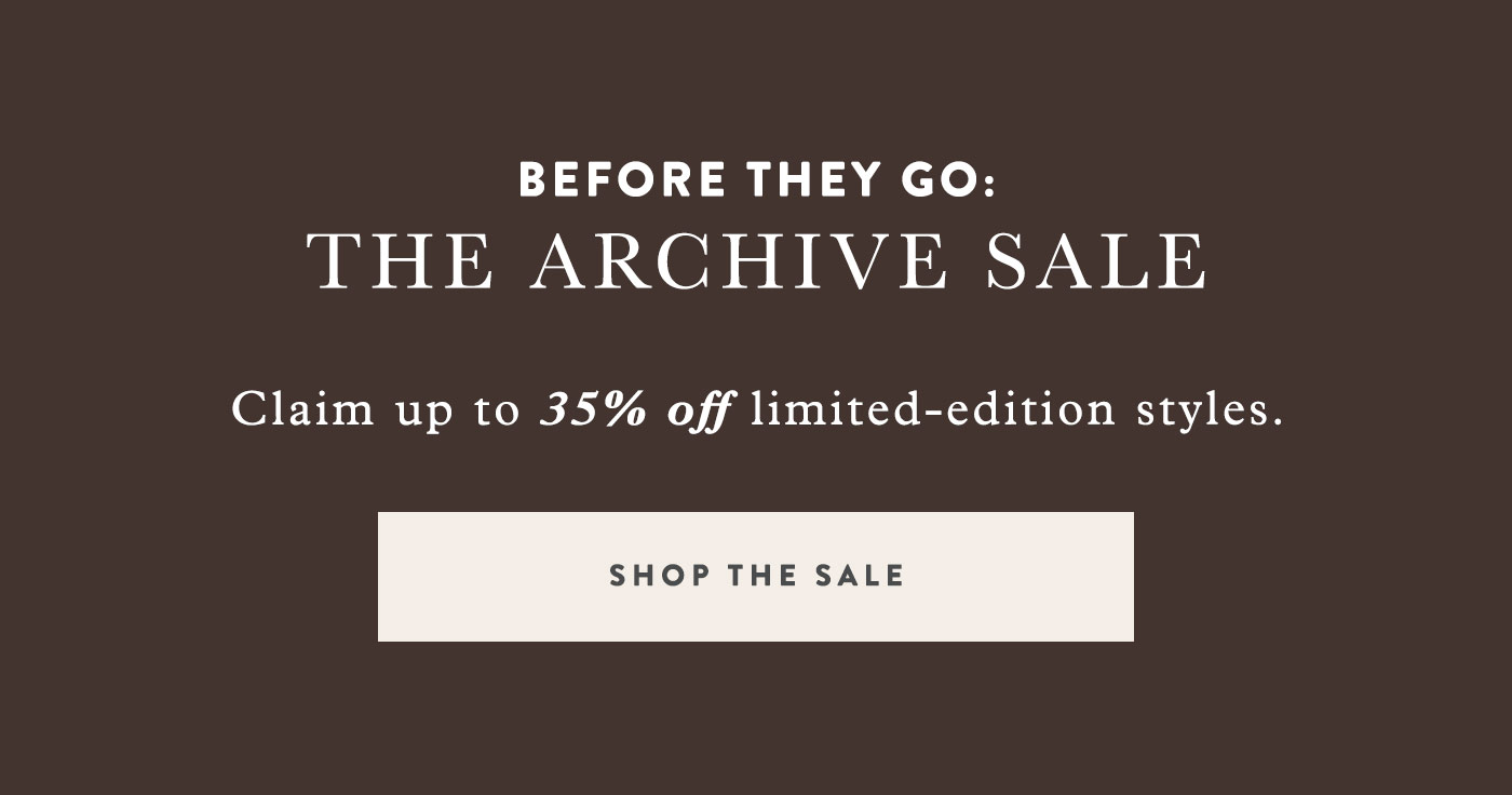 The Citizenry: The Archive Sale: Up to 35% Off | Milled