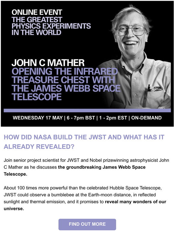 New Scientist: Opening the Infrared Treasure Chest with the James Webb ...