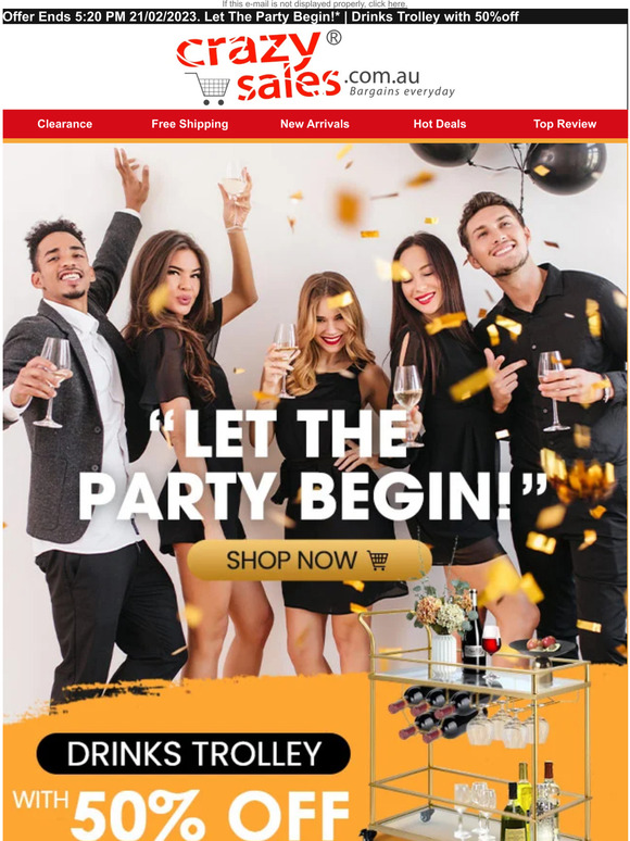 Crazy Sales: 🥂🍻🍹🍸🧊🍷🍾Let The Party Begin!* | Milled