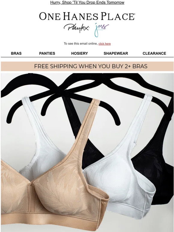 Hanes: Don't Miss Out: $14.99 Playtex 18 Hour Bras! | Milled