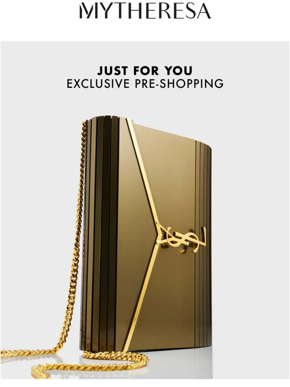 Mytheresa: Exclusive pre-shopping: Saint Laurent, Gucci, Mach & Mach ...