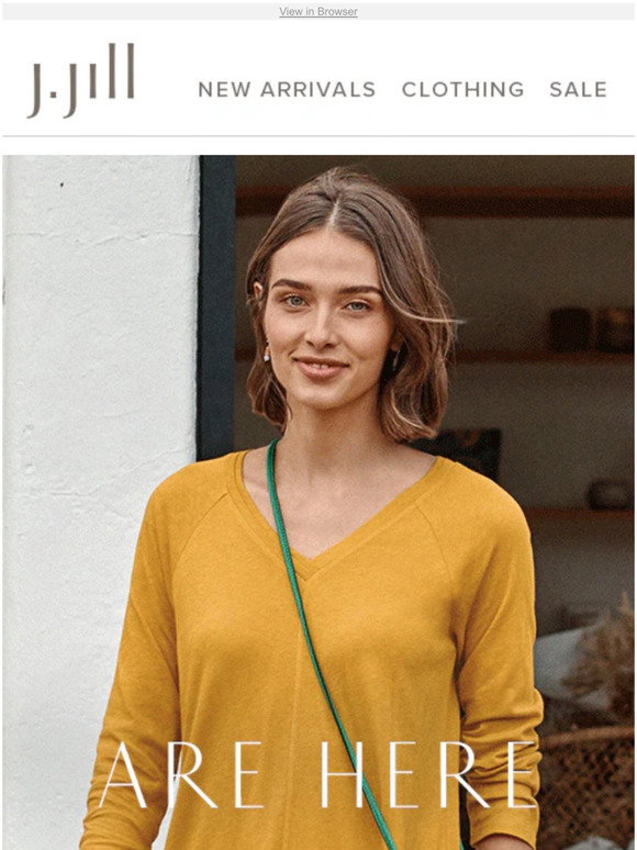 J.Jill: Just arrived: new tunics we think you’ll love. | Milled