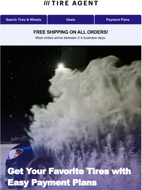 Tire Agent: Get Your New Tires Now and Pay Over Time | Milled