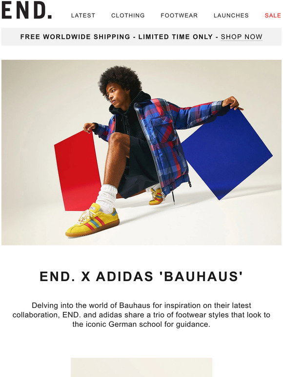 End Clothing ROW: END. x adidas 'Bauhaus' - Register now | Milled